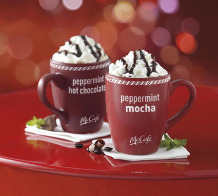 McCafé Peppermint Mocha y McCafe Peppermint Hot Chocolate. SORTEO ...