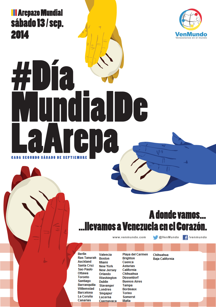 El Día Mundial de la Arepa - 13 de Septiembre de 2014
