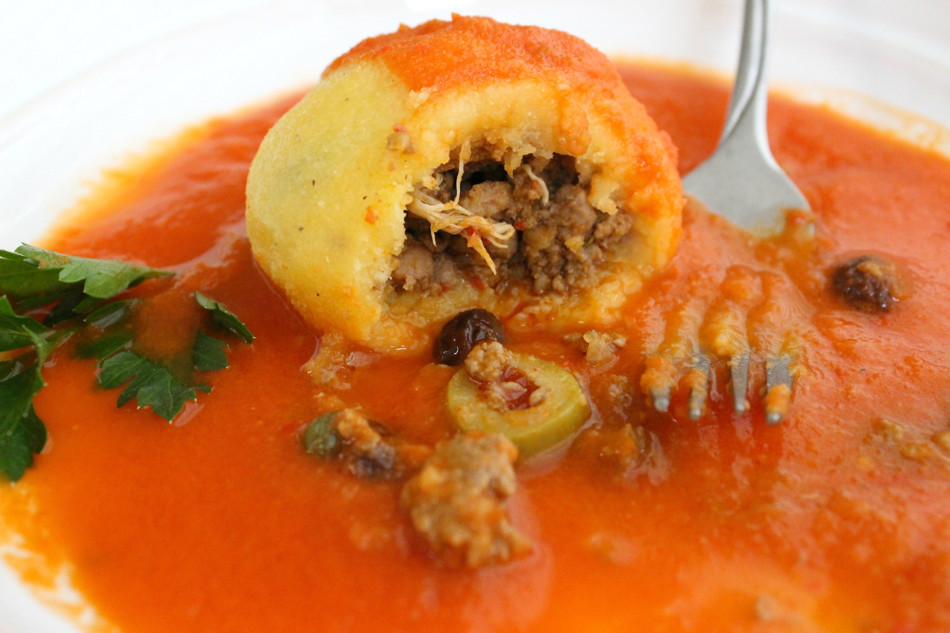 Receta: Bollos Pelones o Bollitos Pelones con Guiso Navideño